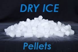 compressed ice pellets